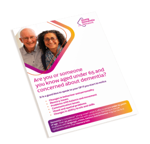 GP surgery leaflet - Young Dementia Network